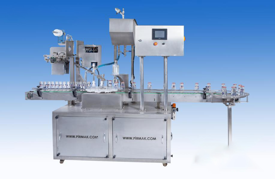 Single Glass Bottle Filling Sealing Machine | Pirmak Makina